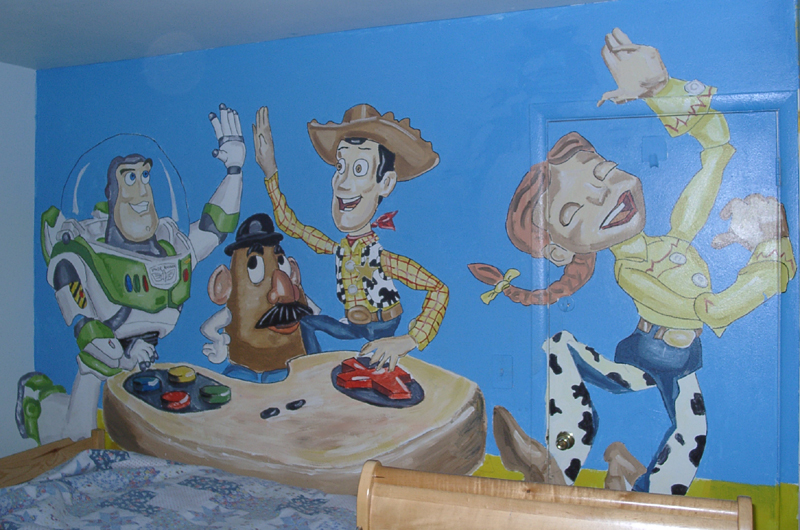 All Kids Murals - Toy Story Mural - children's murals : Kid's Murals ...